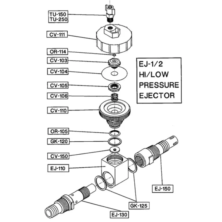Ejector EJ-1 Complete – Commercial Aquatic Supplies