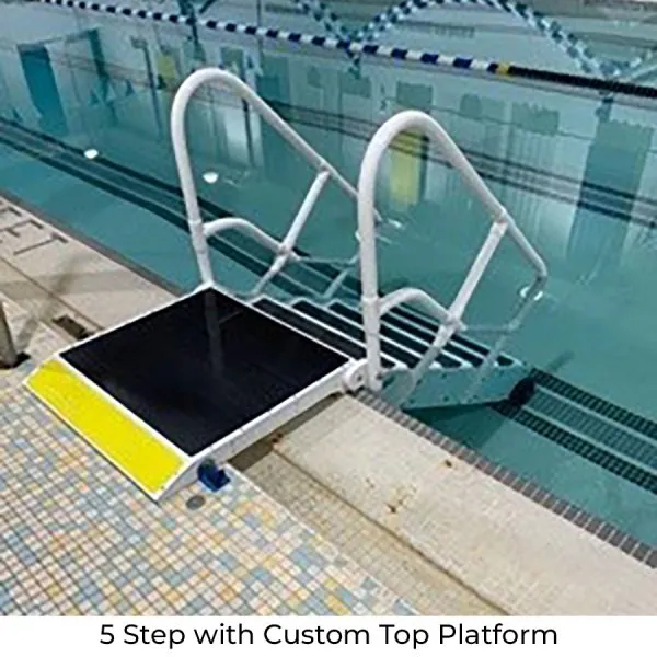 Aqua Step Heavy Duty (HD) Access Stairs – Commercial Aquatic Supplies
